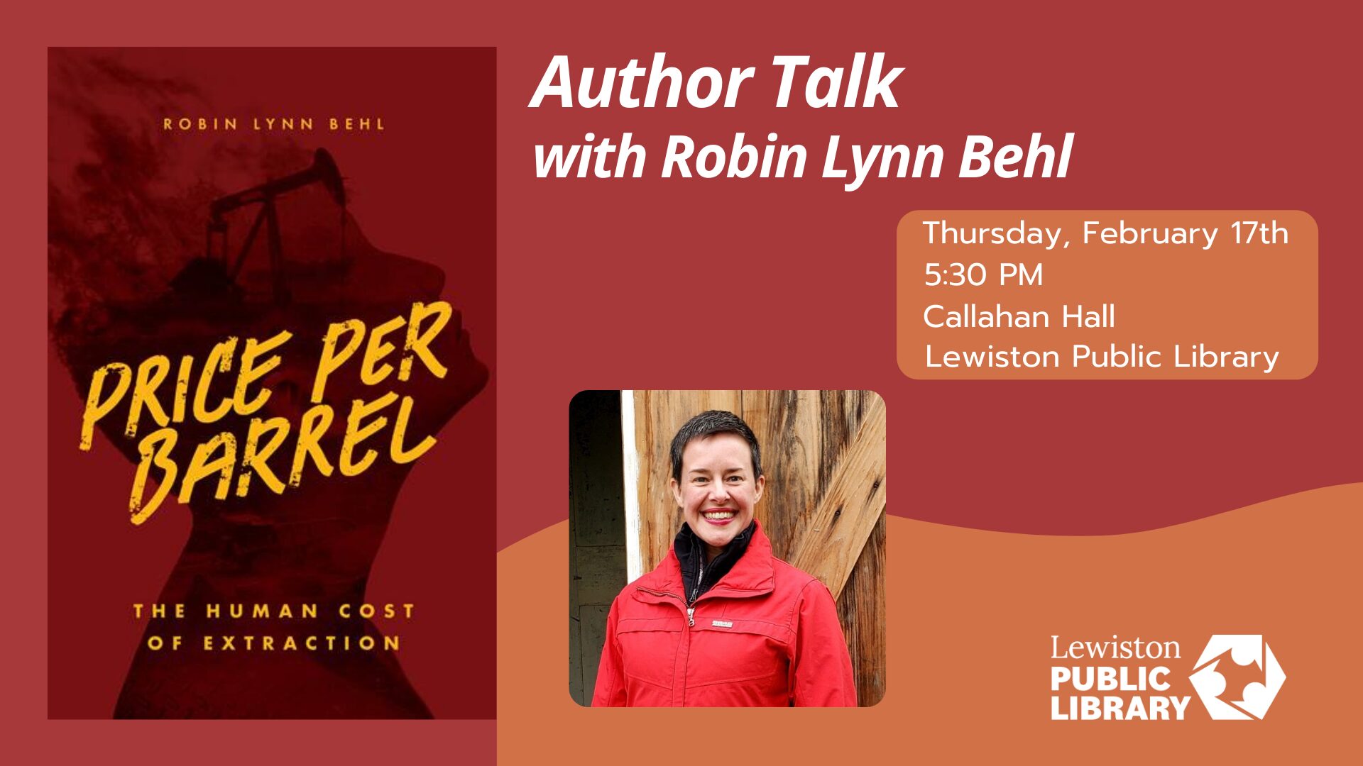 Author Talk with Robin Lynn Behl // Lewiston Public Library, Maine
