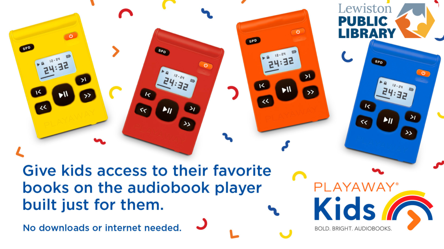 Introducing Playaways // Lewiston Public Library, Maine