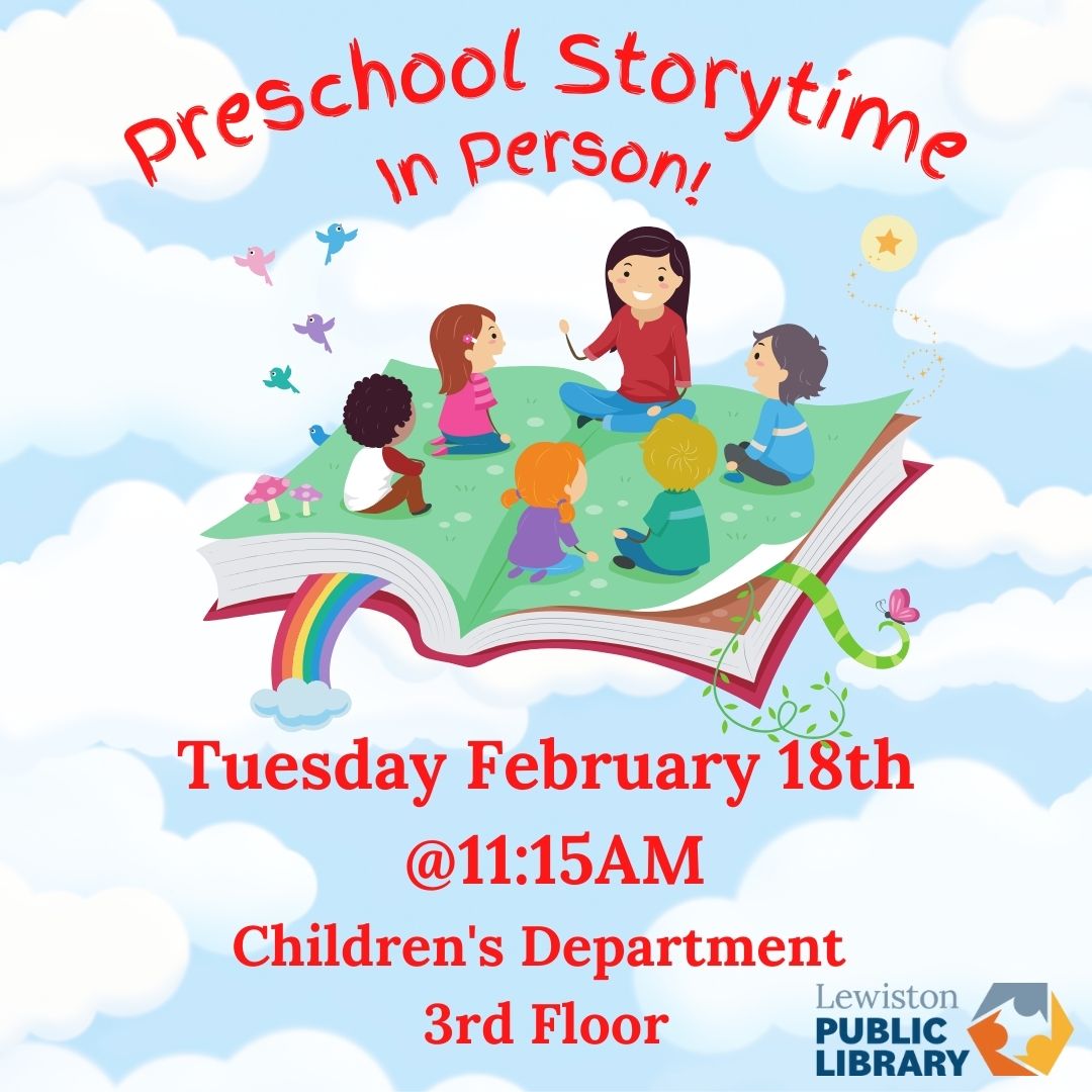 Preschool Storytime // Lewiston Public Library, Maine