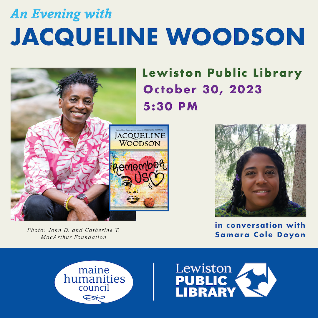An Evening with Jacqueline Woodson // Lewiston Public Library, Maine