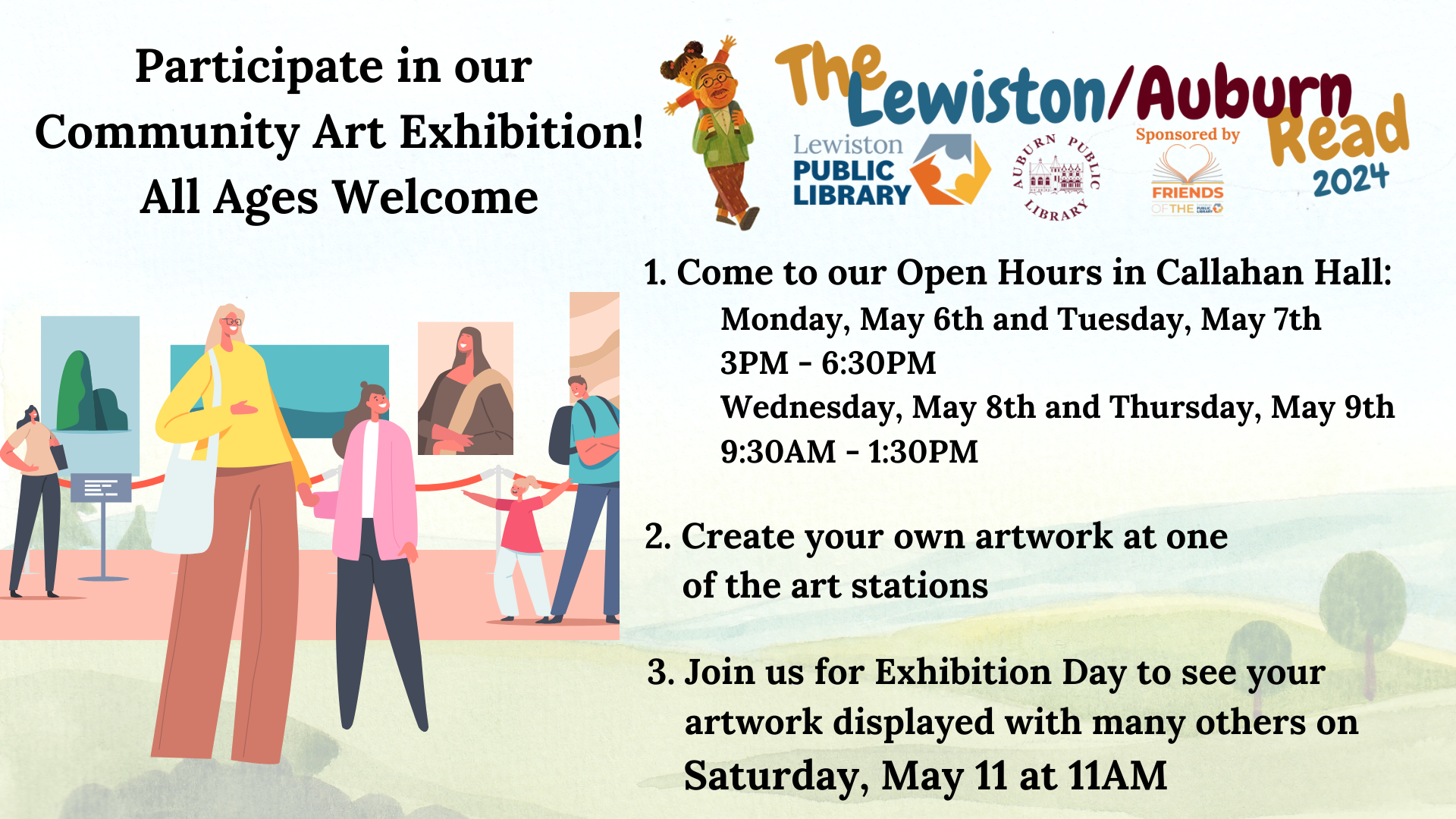 4th Annual Lewiston/Auburn Community Read: Art Exhibit Participation ...