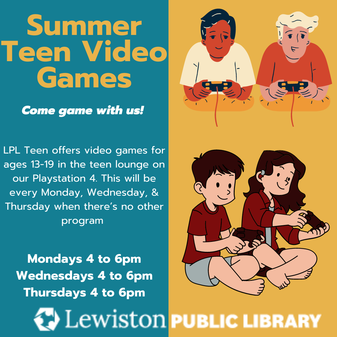Teen Programs // Lewiston Public Library, Maine