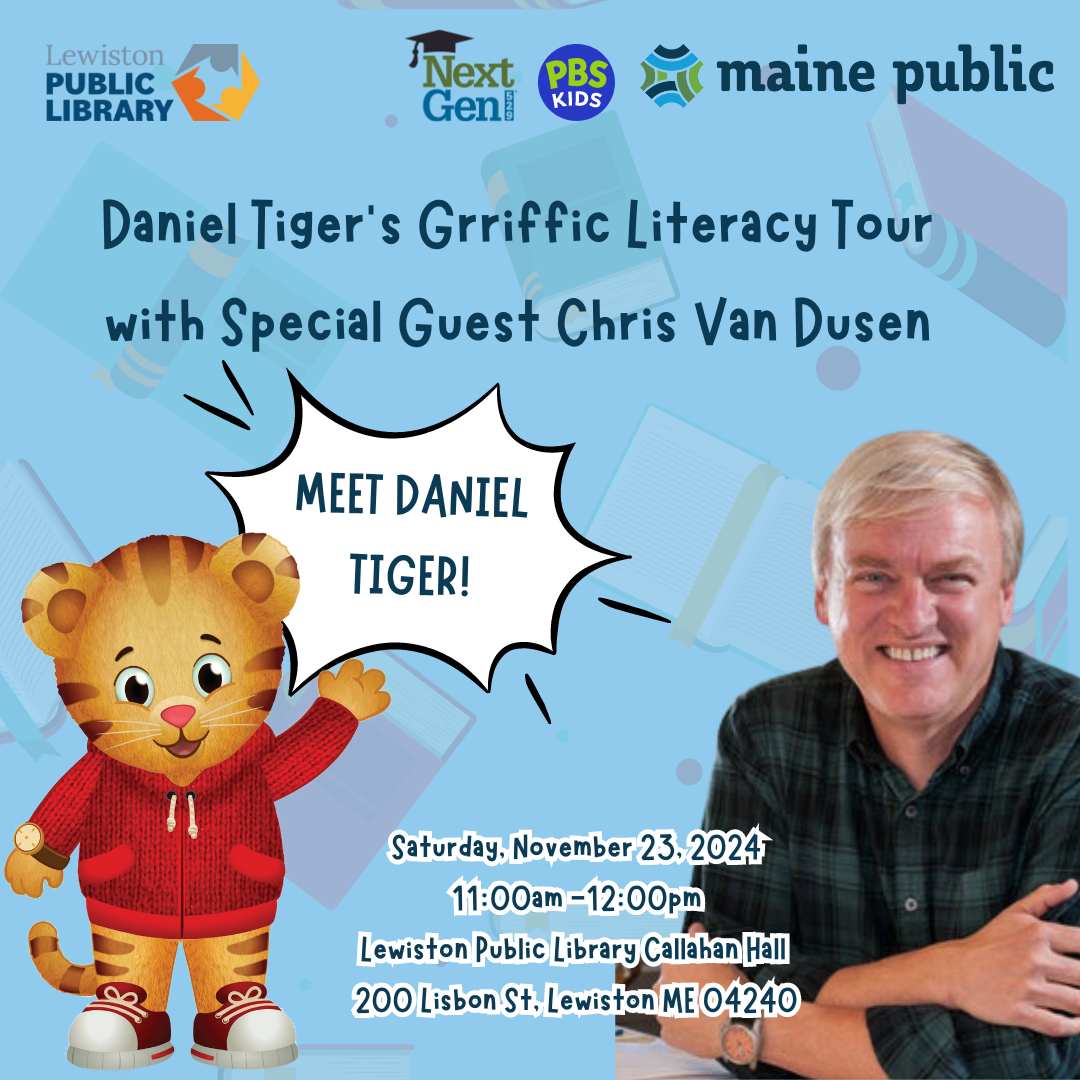 Daniel Tiger’s Grriffic Literacy Tour with author Chris Van Dusen ...