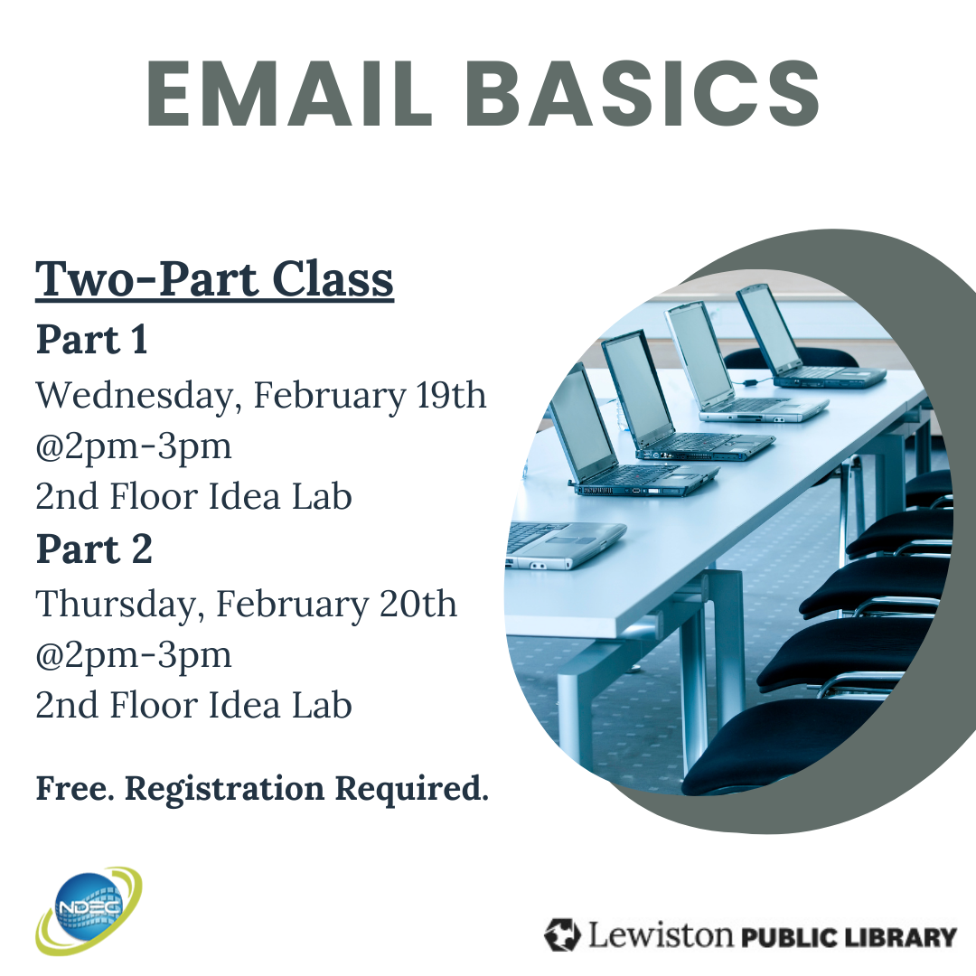 Email Basics // Lewiston Public Library, Maine