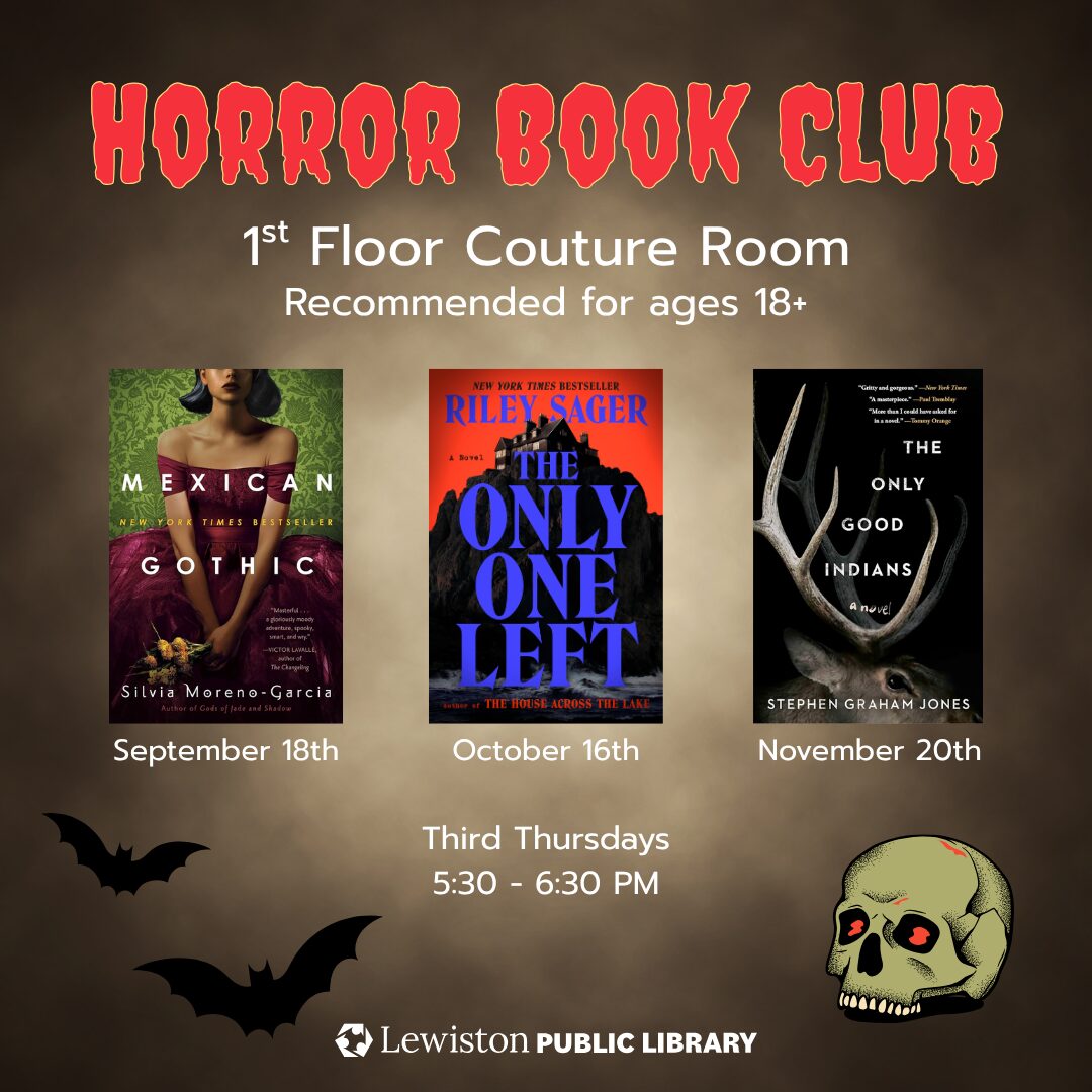 Horror Book Club // Lewiston Public Library, Maine