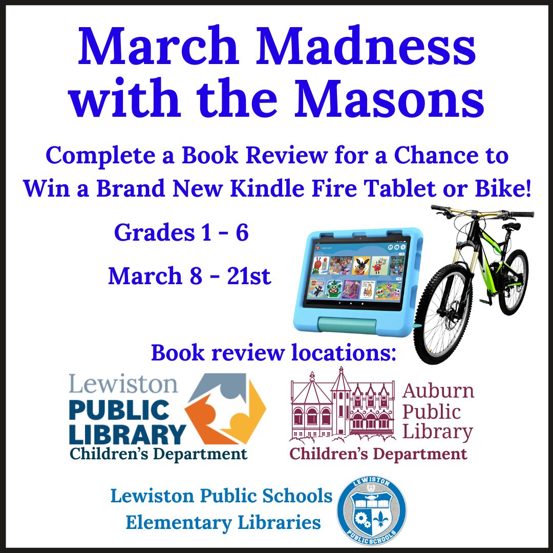 MARCH MADNESS WITH THE MASONS // Lewiston Public Library, Maine